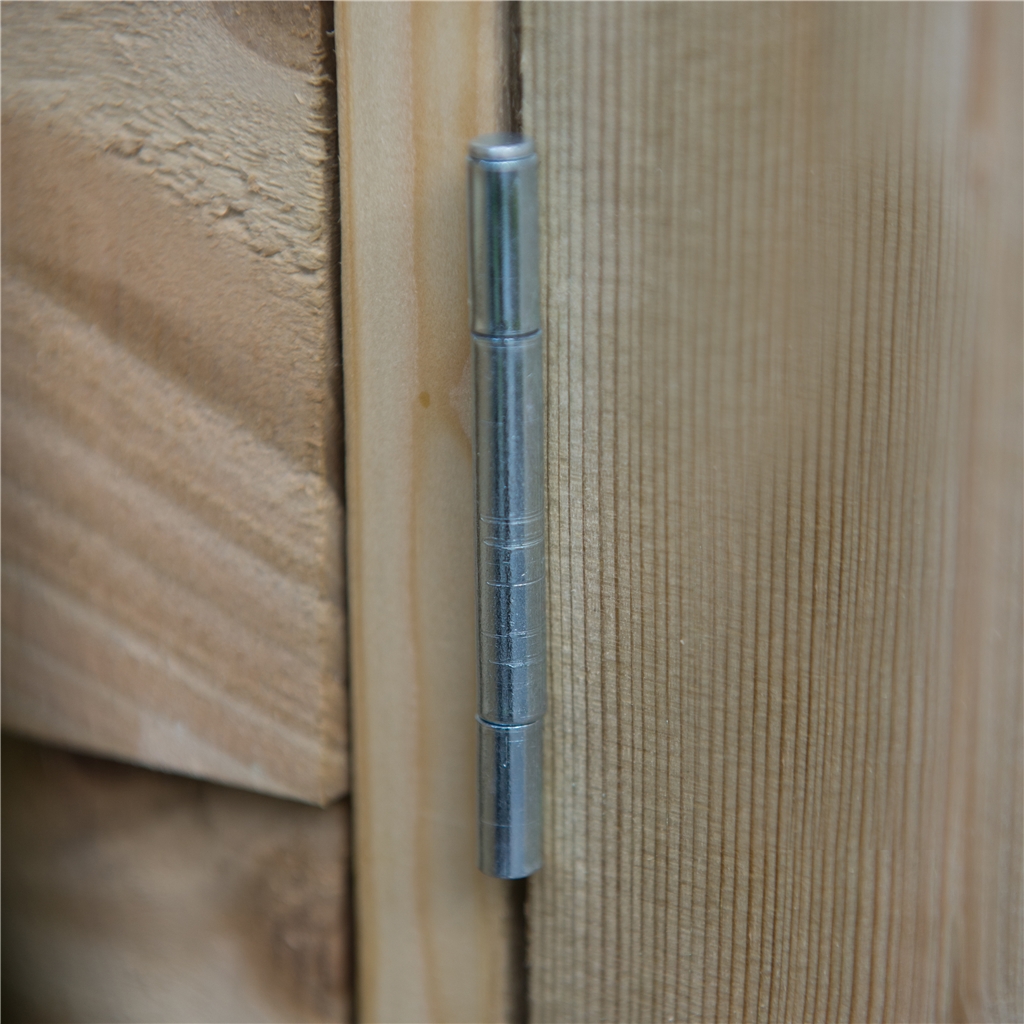 6ft X 4ft (1.3m X 1.8m) Overlap Pressure Treated Apex Shed With Single ...