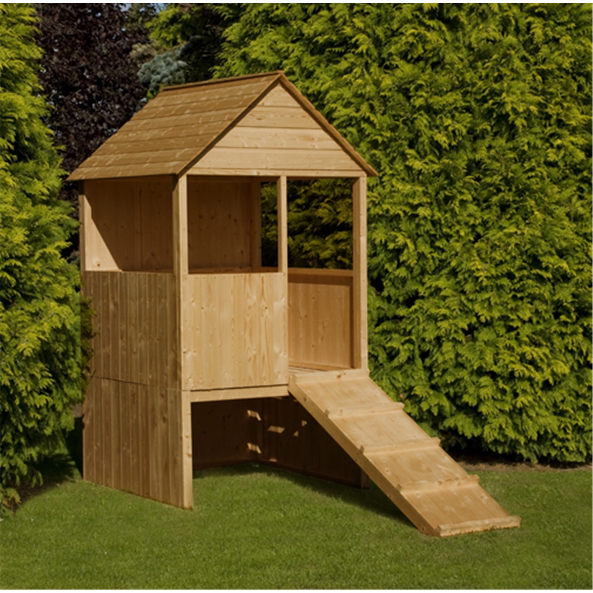 4 x 4 Raised Lookout Playhouse | ShedsFirst